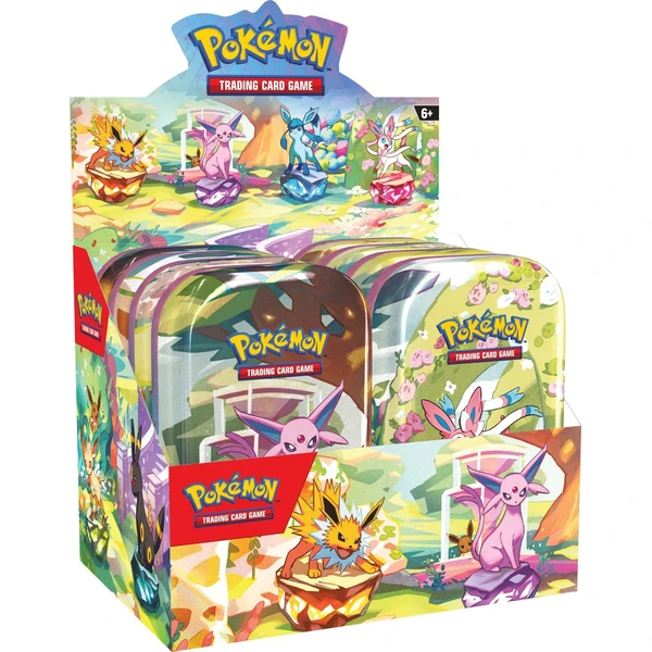 Pokémon Prismatic Evolutions - Mini Tin Display :: Nerdius.cz